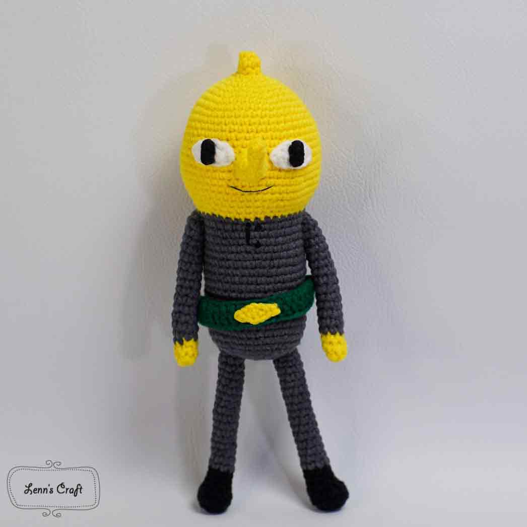 Adventure Time Earl of Lemongrab amigurumi crochet plushies- Adventure ...