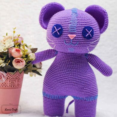 Momo mouse cocomelon amigurumi crochet plush - Handmade toy Cocomelon ...